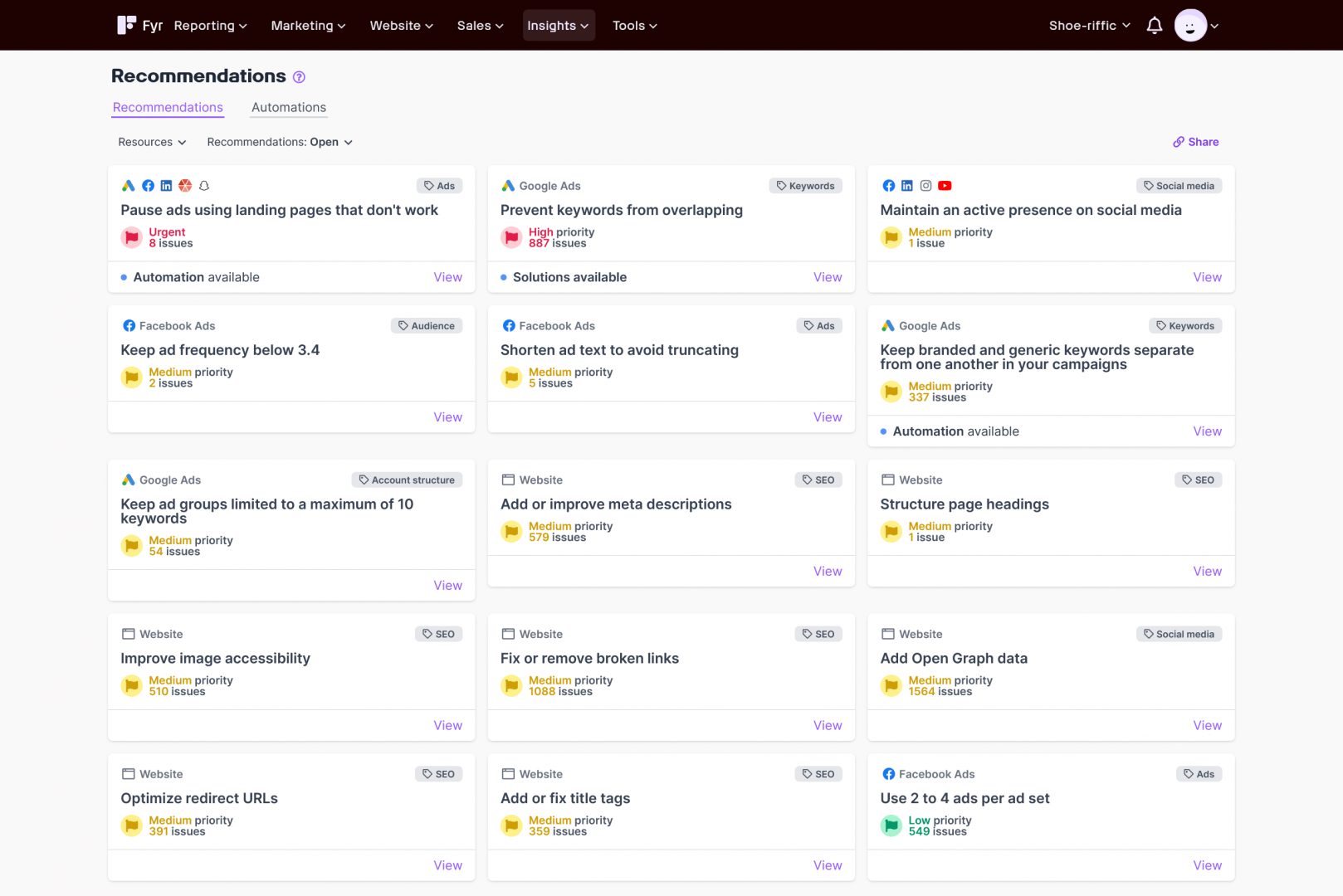 Automated marketing and a touch of magic - Fyr